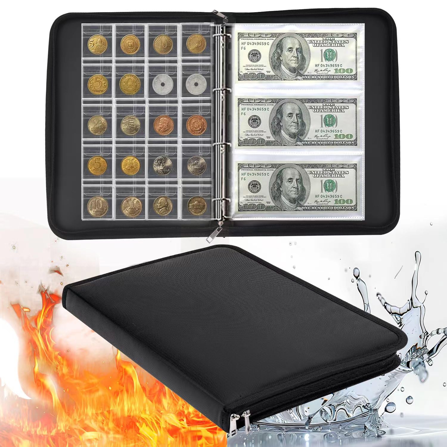 Amazon.com : Coin Collection Book Holder for Collectors, Coin ...