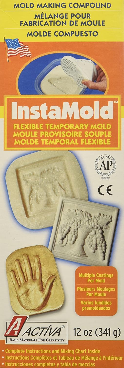 Amazon.com: Activa InstaMold, Temporary Mold Compound, 12 oz., Tan (API250)