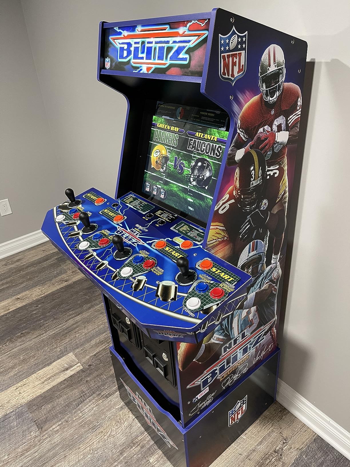 $56/mo - Finance Arcade1Up NFL Blitz Legends Arcade Machine - 4 Player ...