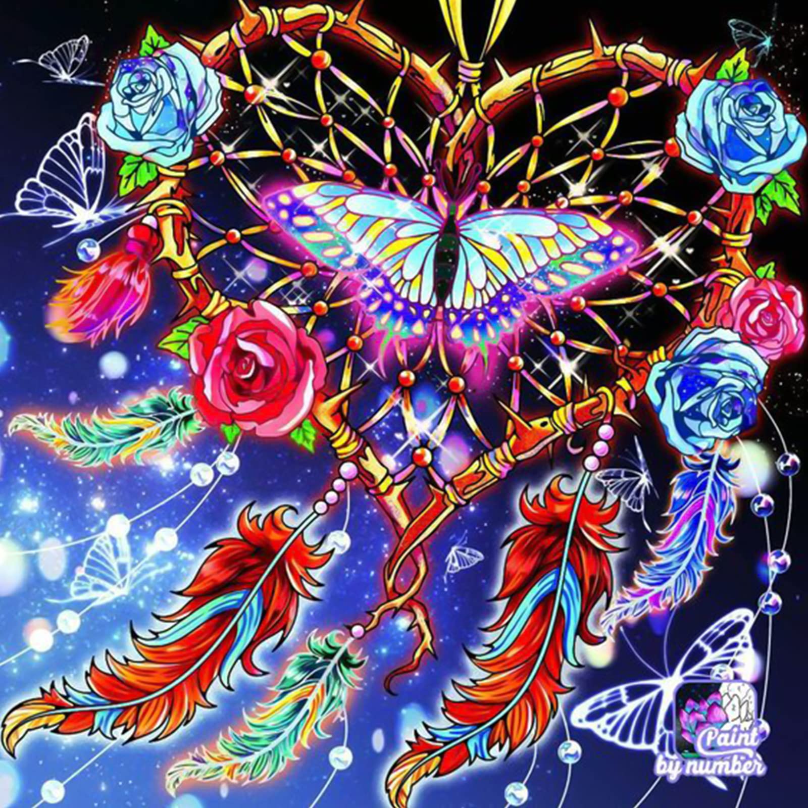 Amazon.com: NAIMOER Fantasy Dream Catcher Diamond Art Kits for Adults ...