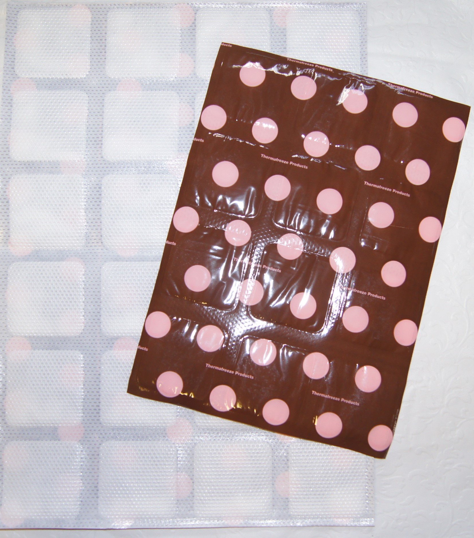 15 Thermafreeze Polka Dot Designer Edition Reusable Ice Pack Sheets ...