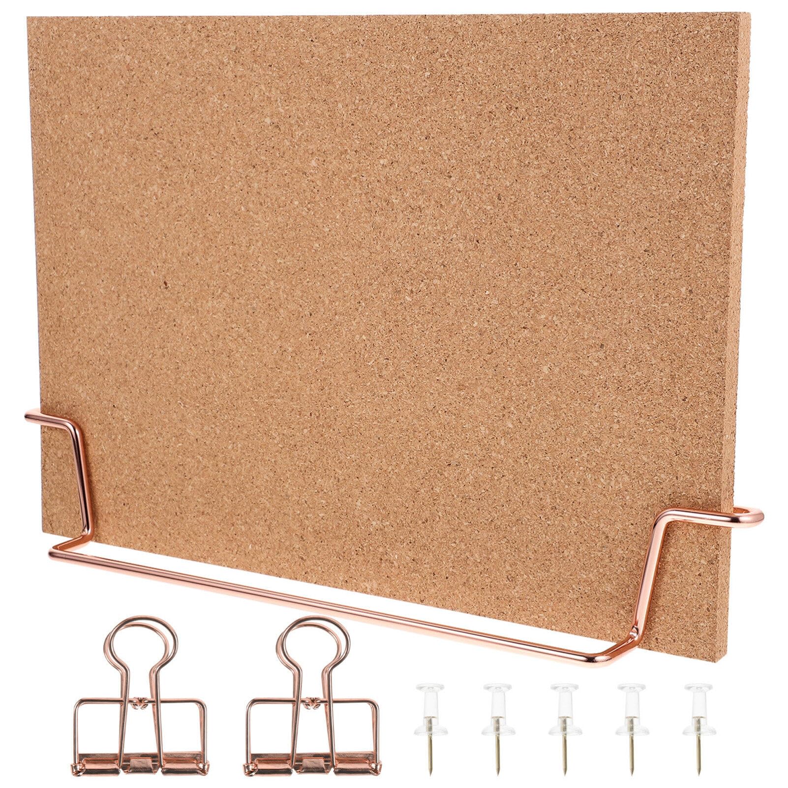 Amazon.com : Desktop Stand 1 Set Cork Board Bulletin Board Desktop Cork ...