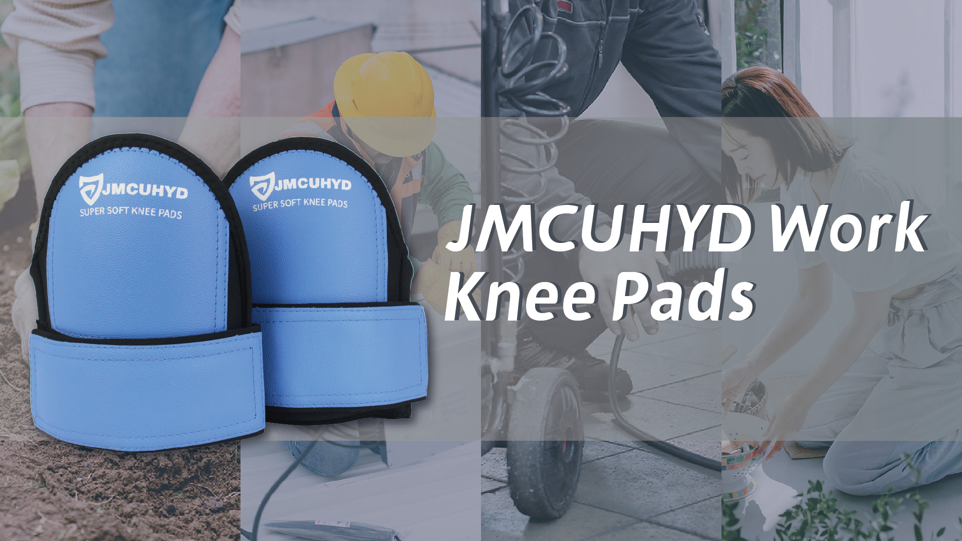 Watch JMCUHYD Work Knee Pads For Men Construction Thick Padding on ...