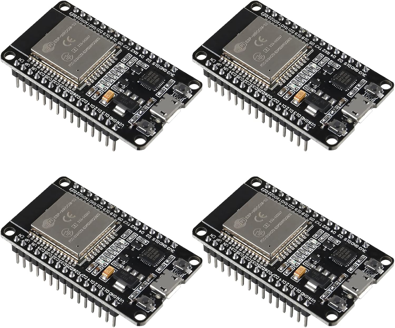 DIANN ESP Wroom 32 ESP32 Entwicklungsplatine 2,4 GHz WiFi Dual Cores ...