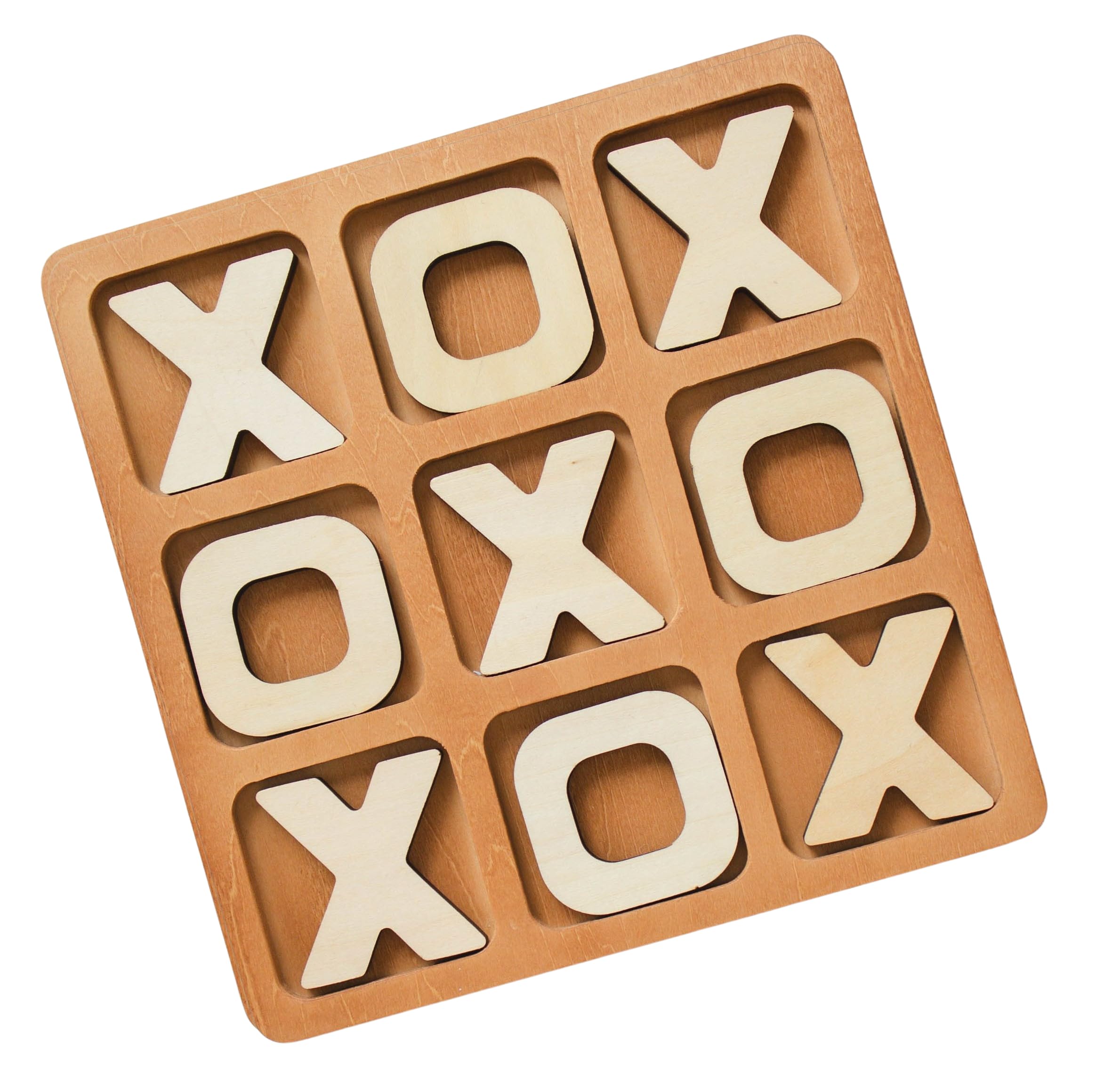 Amazon.com: Tic Tac Toe Game, Versatile Boho Natural Wood Tic Tac Toe ...