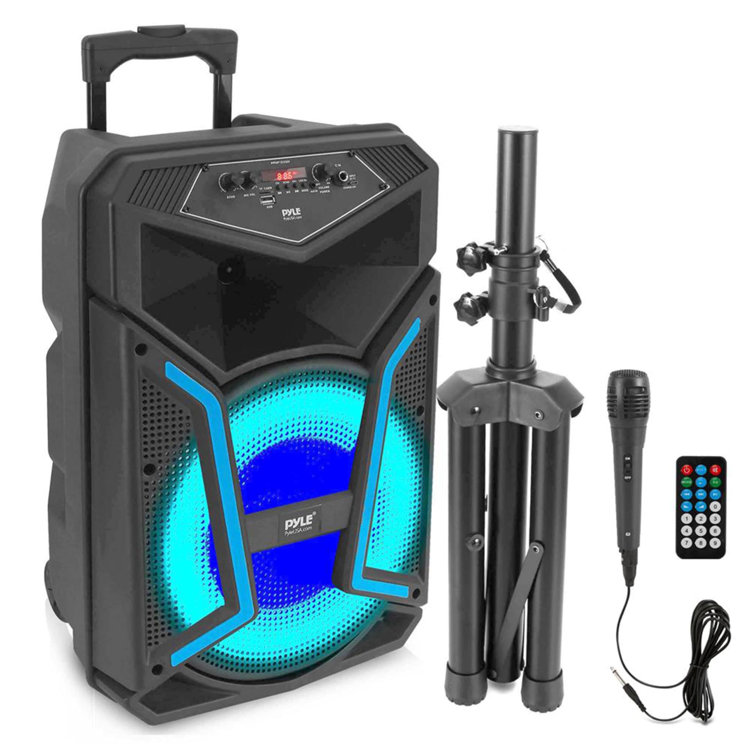 Snapklik.com : Pyle Portable Bluetooth PA Speaker System - 1200W ...