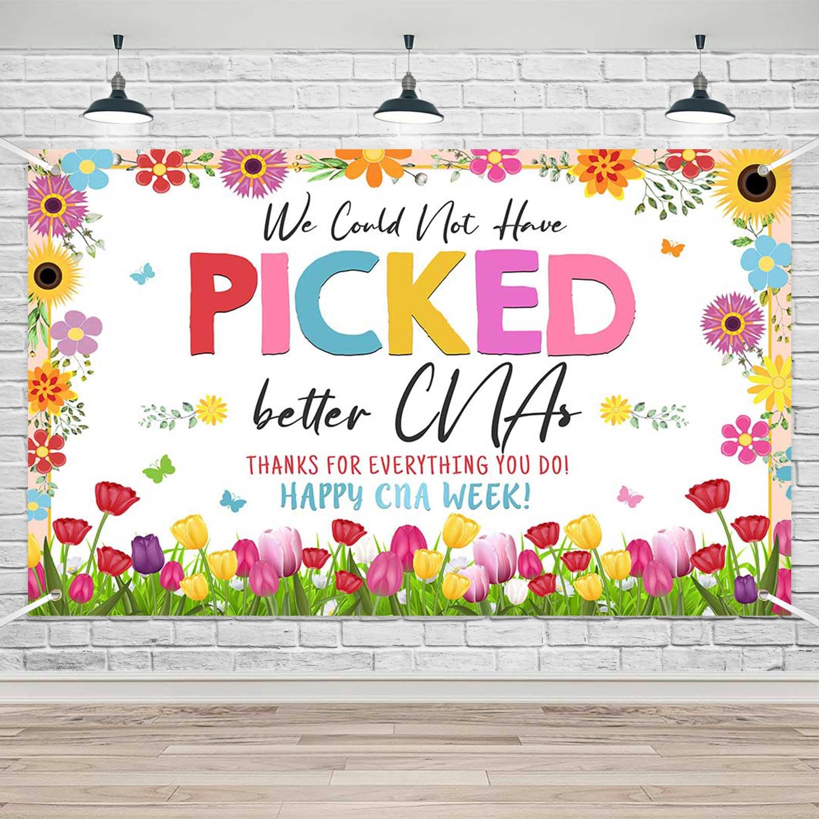 Amazon.com : Lofaris Happy CNA Week Banner We Could Not Have Picked ...