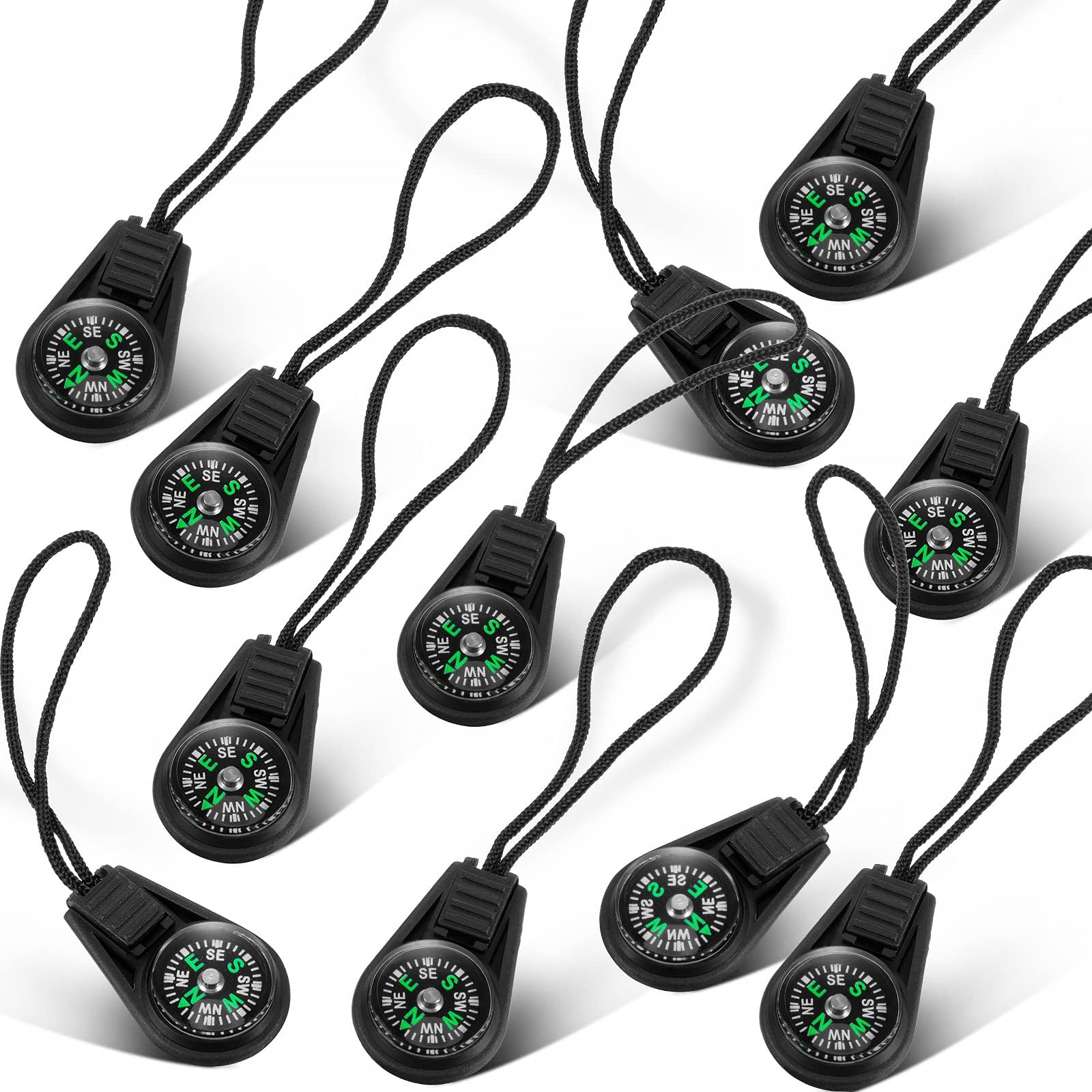 Amazon.com: 20 Pack Button Compass Mini Pocket Oil Filled Compass for ...