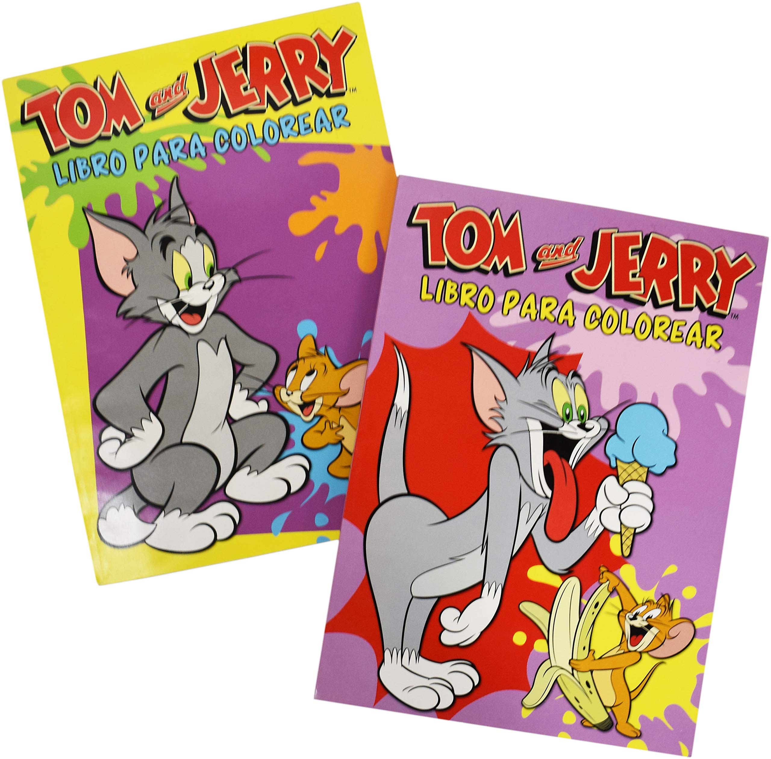 Buy Tom And Jerry Coloring And Activity Book Set 2 Books 96 Pages