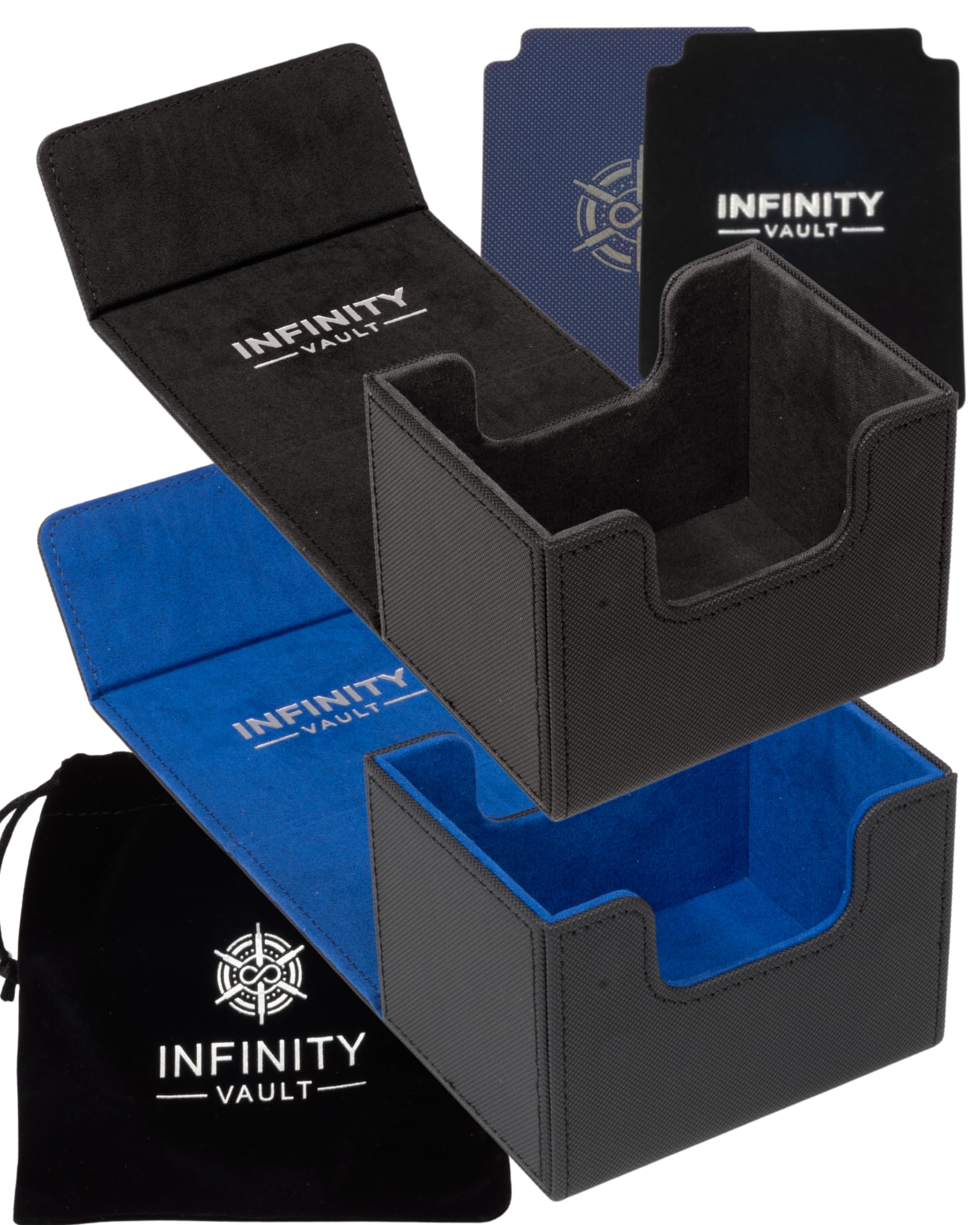 Amazon.com: Infinity Vault 100 Card Deck Box Battle Pack - 2 Pack - MTG Deck Box Commander ...
