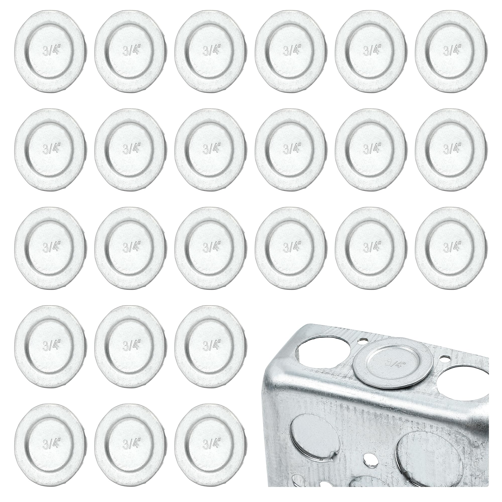 Amazon.com: 24 Pcs 3/4 inch Knockout Seal Electrical Box Knockout Plugs ...