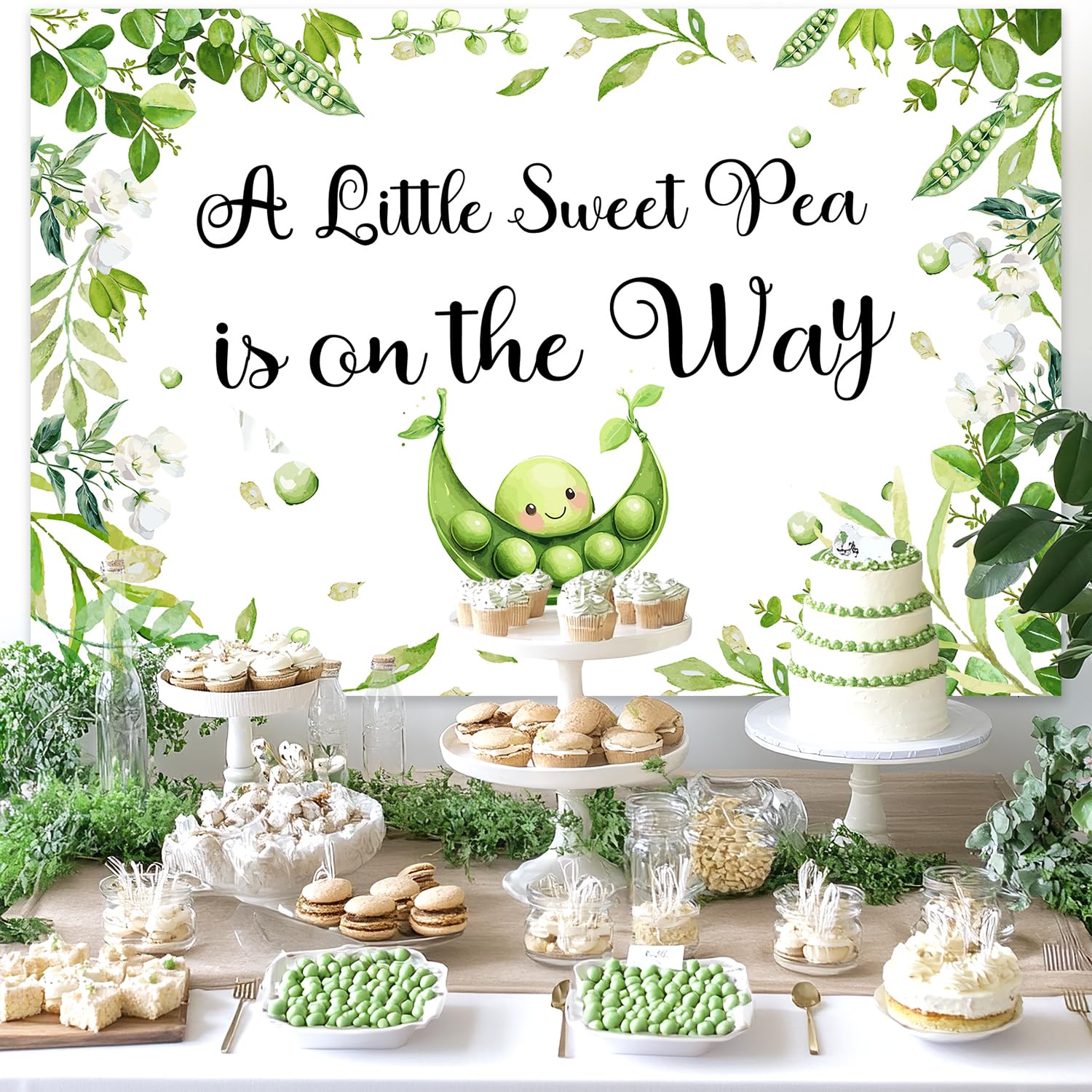 Pea Pod Baby Shower Decorations