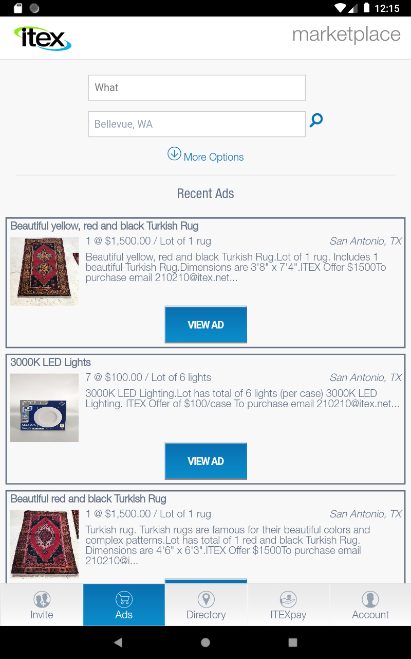 ITEX Mobile - App on Amazon Appstore