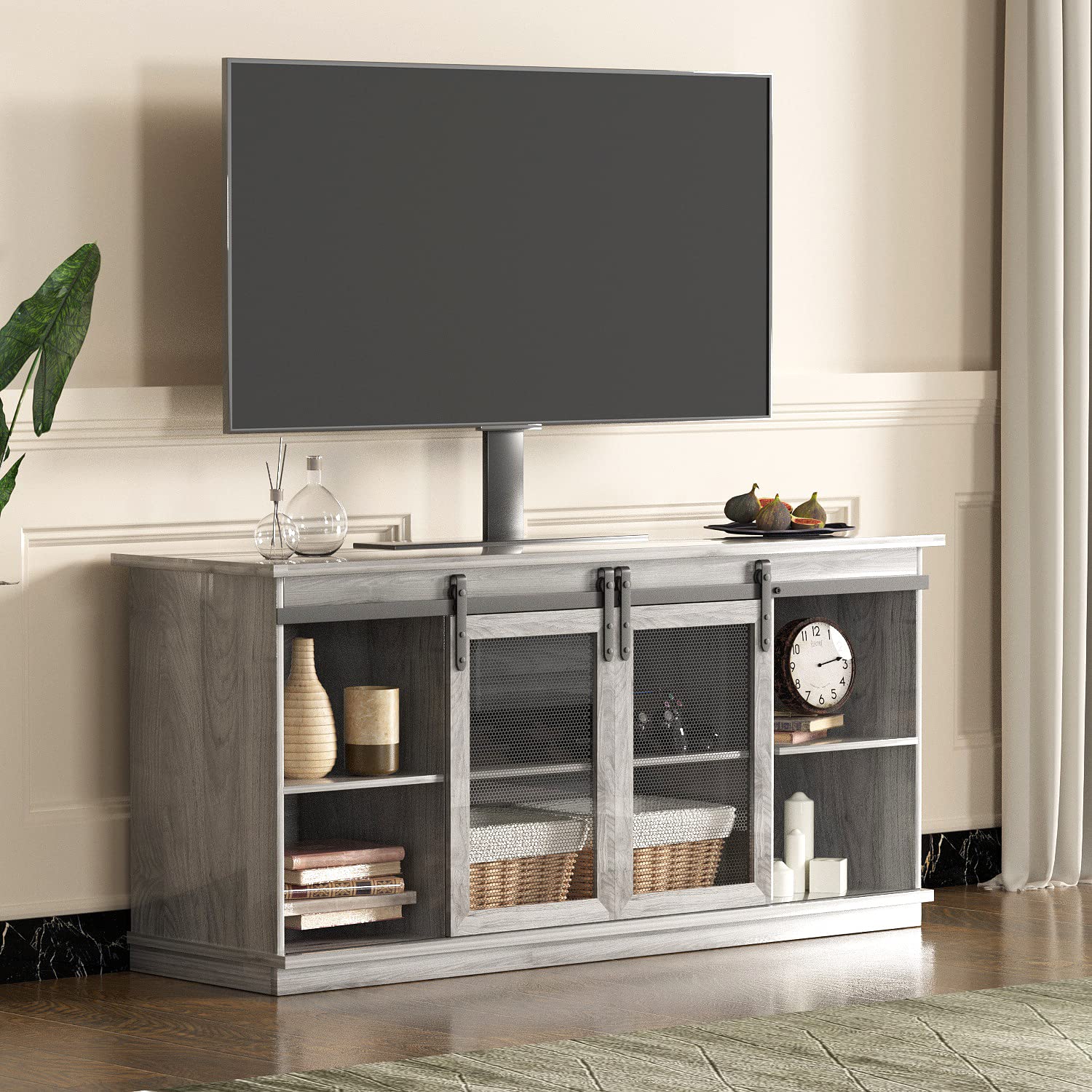 Furniwell Tv Stand For 65 Inch Tv Modern Television Stands | Desertcart ...