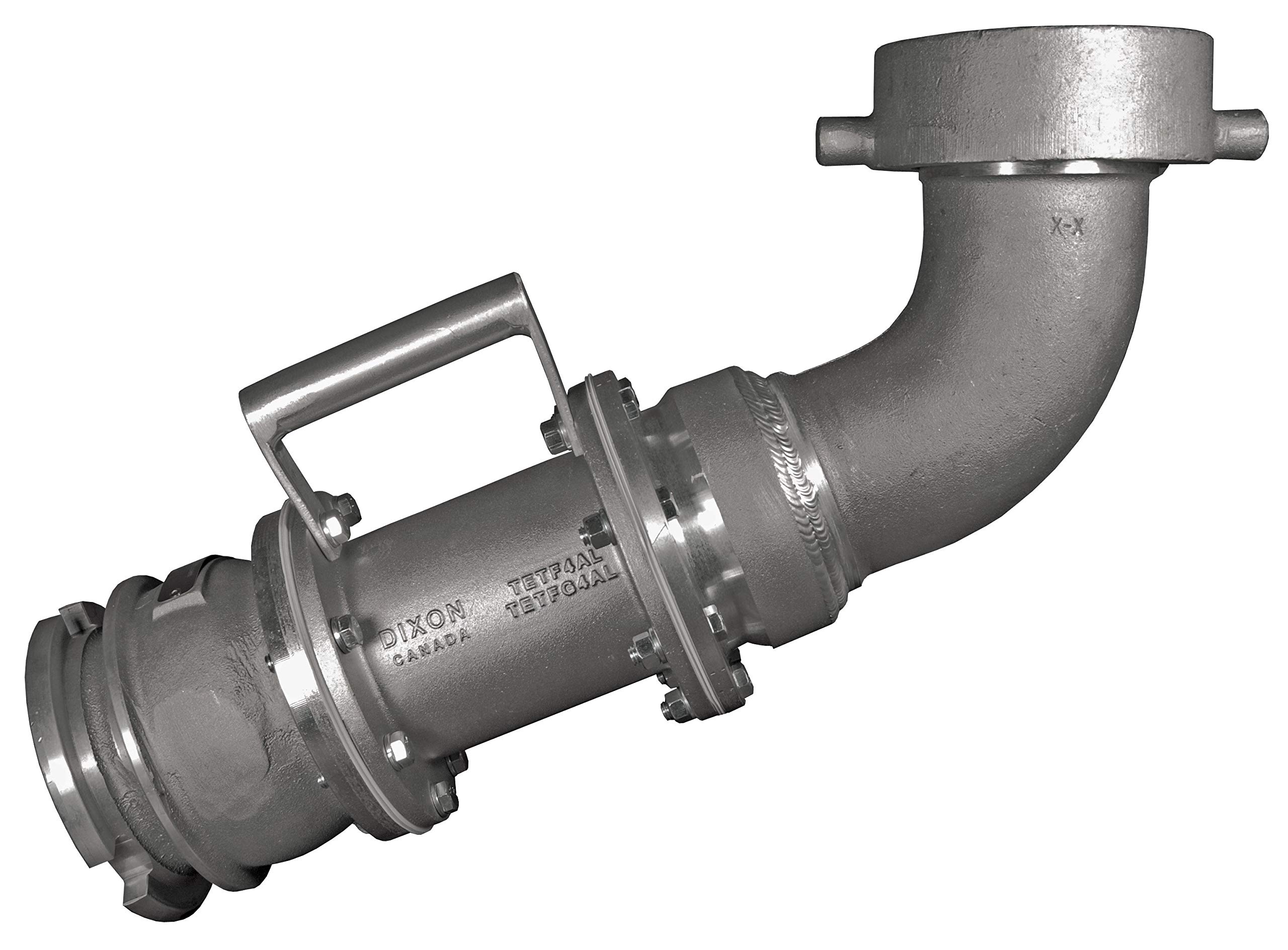 Dixon ATC40ASSDDA Aluminum Railcar Assy with Dry Disconnect Adapter, 5 ...