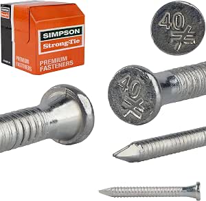 SIMPSON CNA4.0X40 Anchor Nails Diameter, Length, Pack of 250 ...