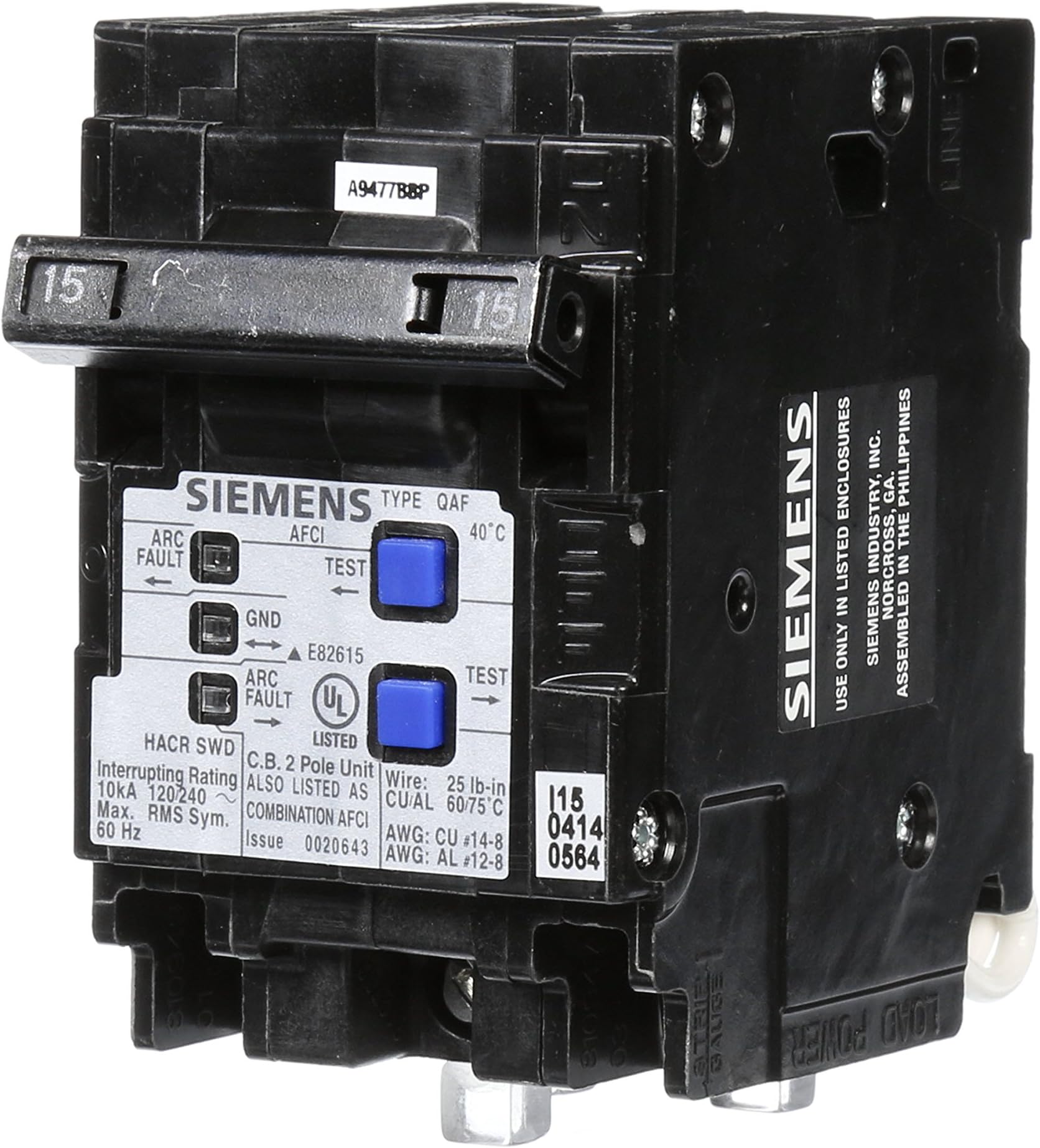 Siemens QF220A & QF230A Ground Fault Circuit Interrupters Bundle ...