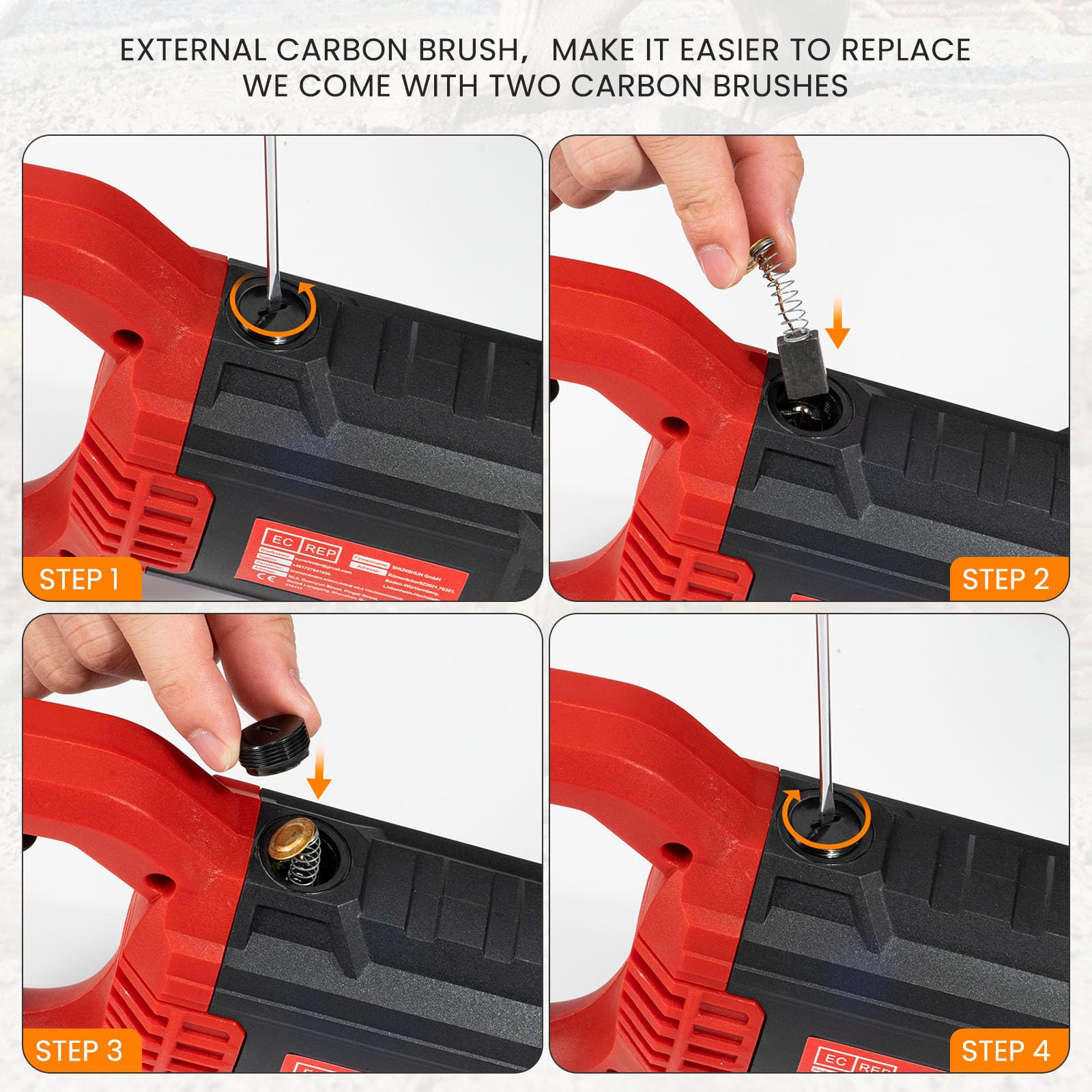 Snapklik.com : 1800W Concrete Vibrator 110V, 2M Handheld Electric ...