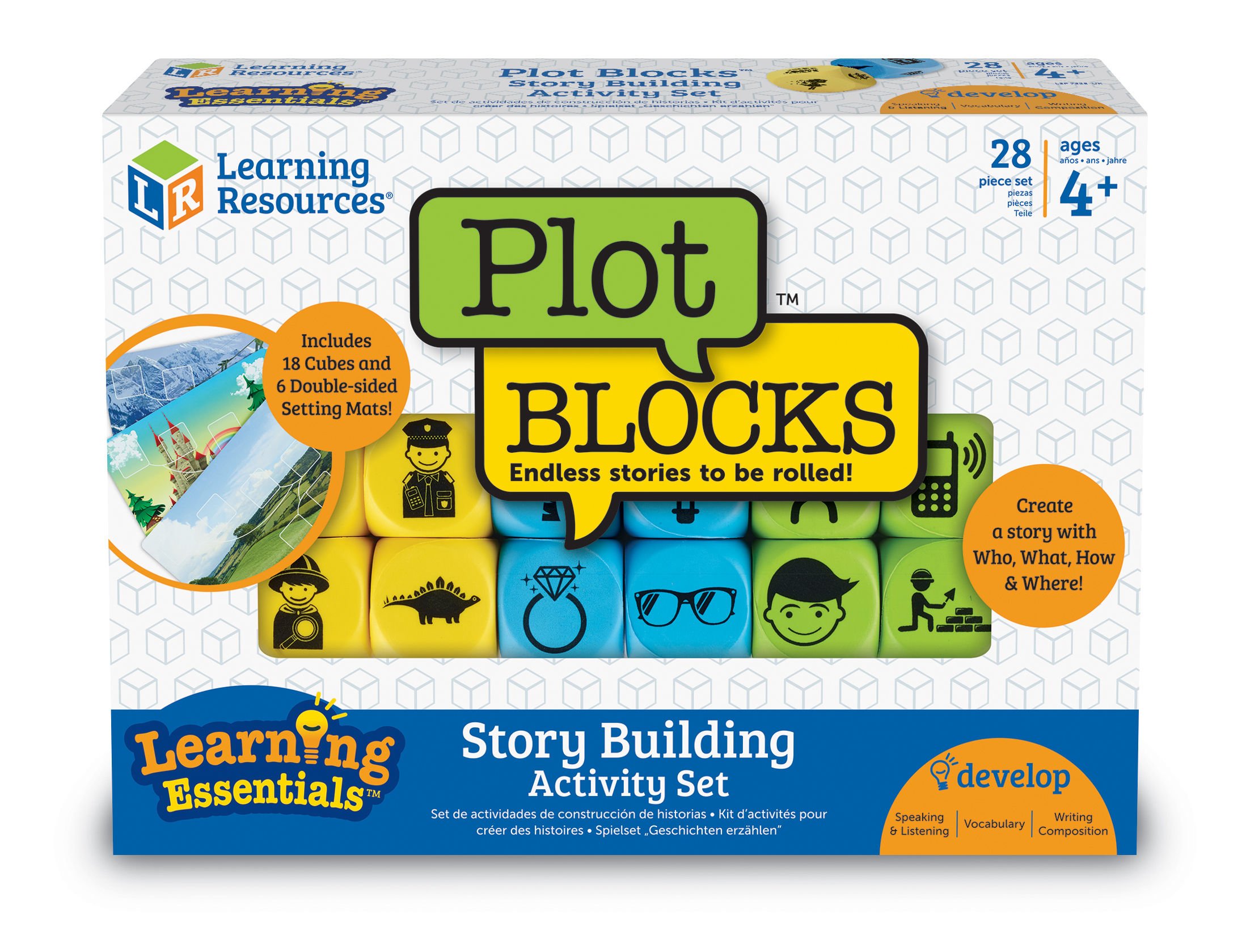 Learning Resources Plot Blocks Story Building Activity Set – BigaMart