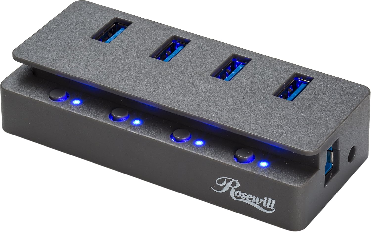 Amazon.com: Rosewill 4-Port USB 3.0 Hub with Switch On/Off (RHB-341 ...