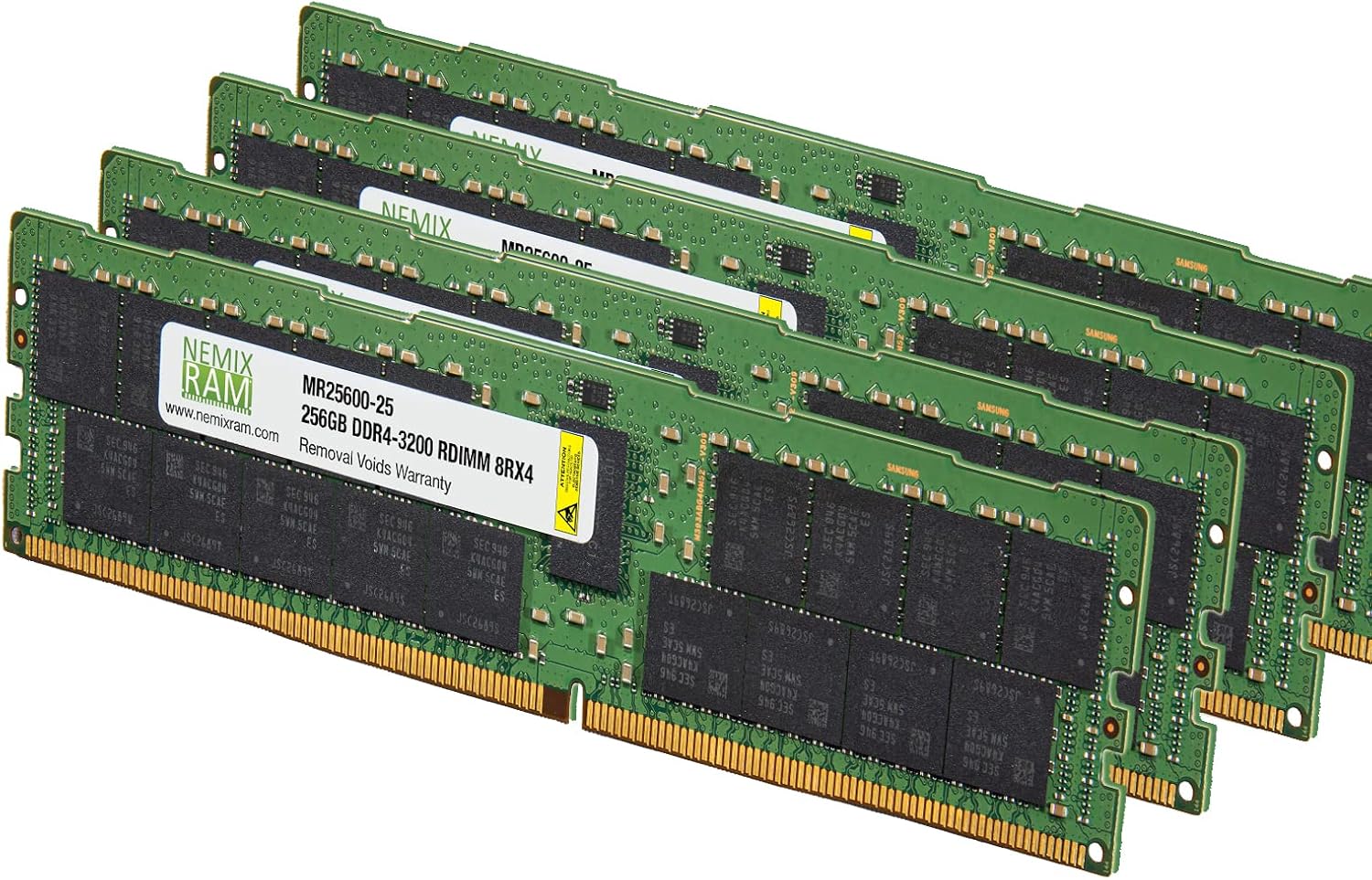 NEMIX RAM 1TB (4X256GB) DDR4 3200MHZ RDIMM Memory Upgrade Kit for ASUS ...