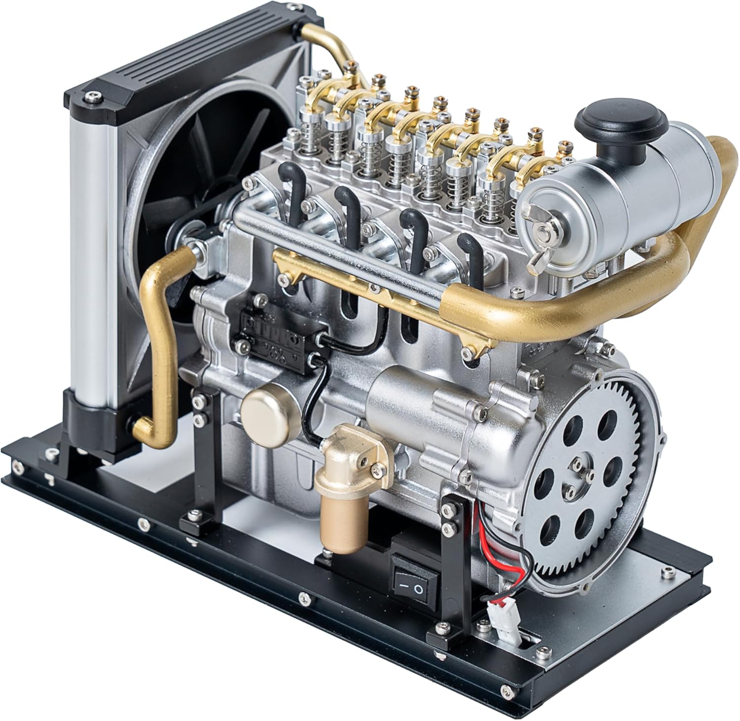 Amazon.com: TECHING Mini Diesel Engine Model kit That Runs OHV 4 ...