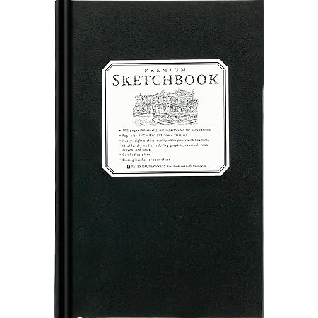 Amazon.com: Leda Art Supply Perfect Small Pocket Stitched Sketchbook or ...