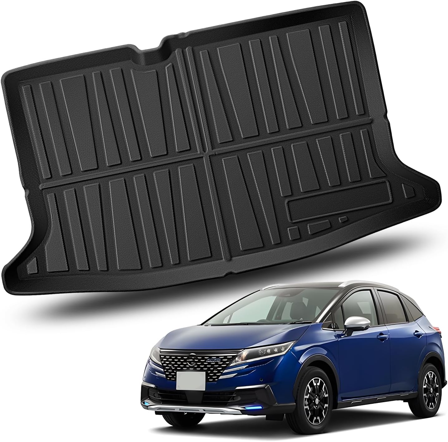 Amazon.co.jp: ASZSK 日産ノートオーラ FE13 ノートe13 ラゲッジマット 荷台 2WD専用 ノート オーラ nismo ラゲッジトレイ 3d 防水 マット ノートe ...