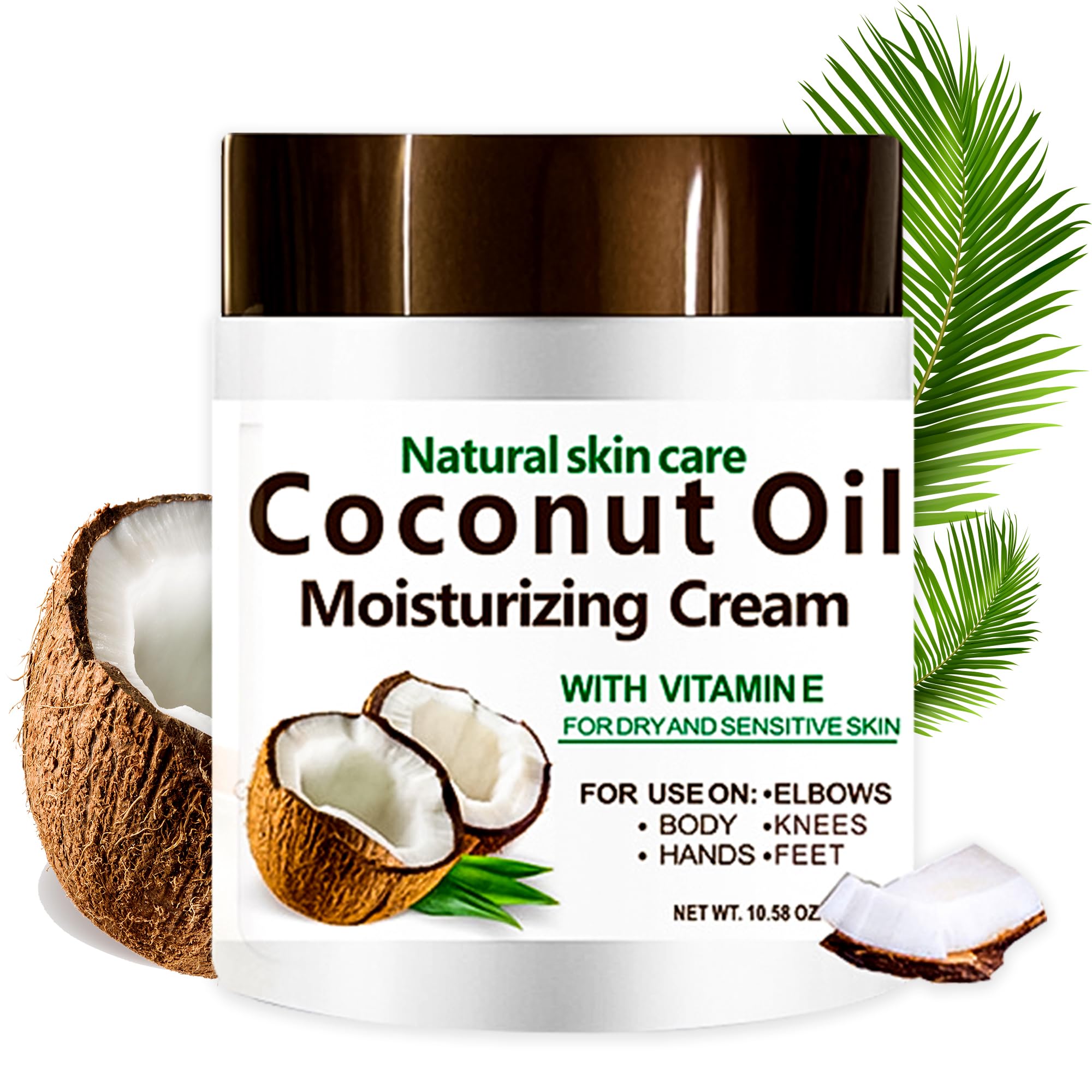 Amazon.com : DR MEINAIER Coconut Oil Cream. Spa size 10.5 oz ...