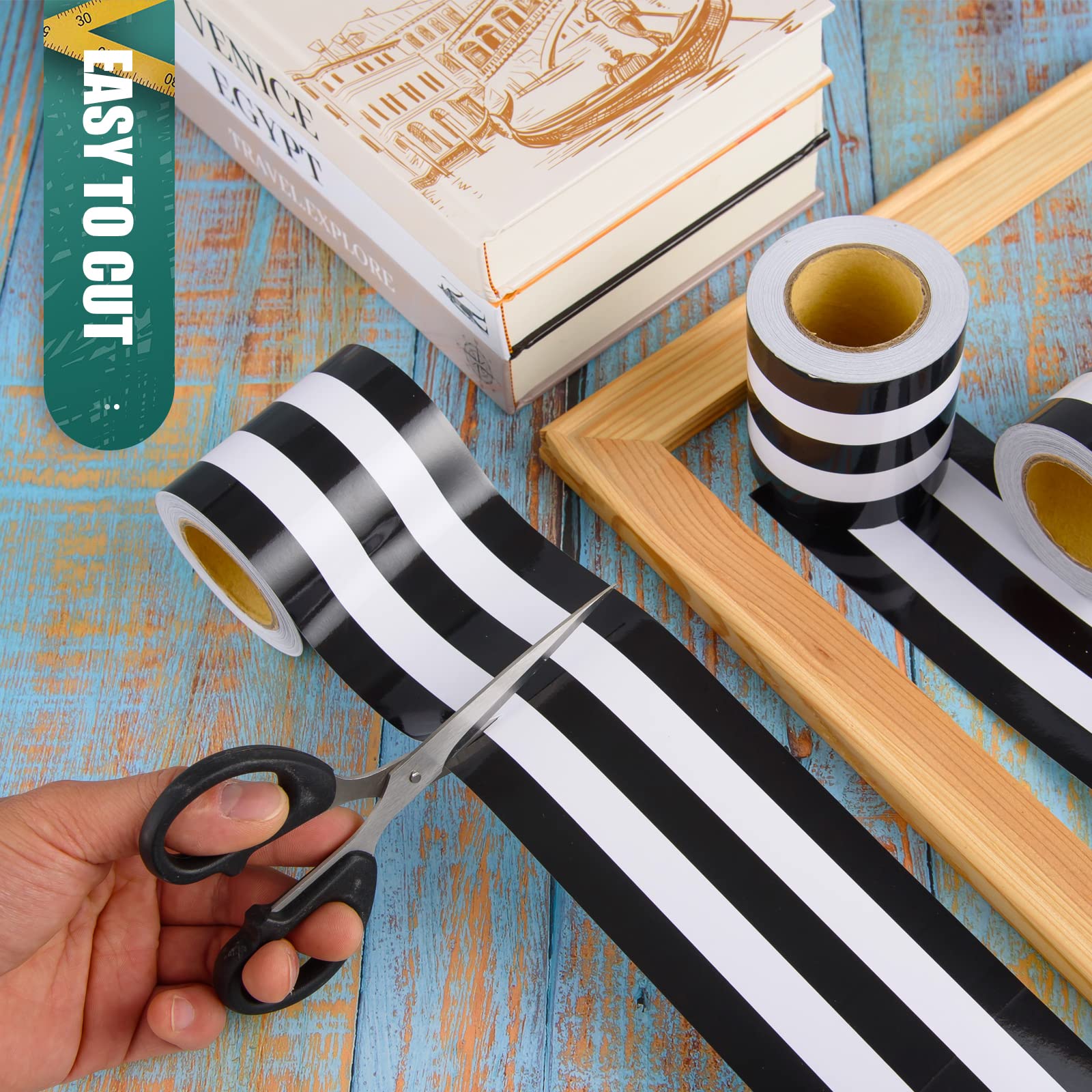 Black And White Striped Bulletin Board Paper at David Headrick blog