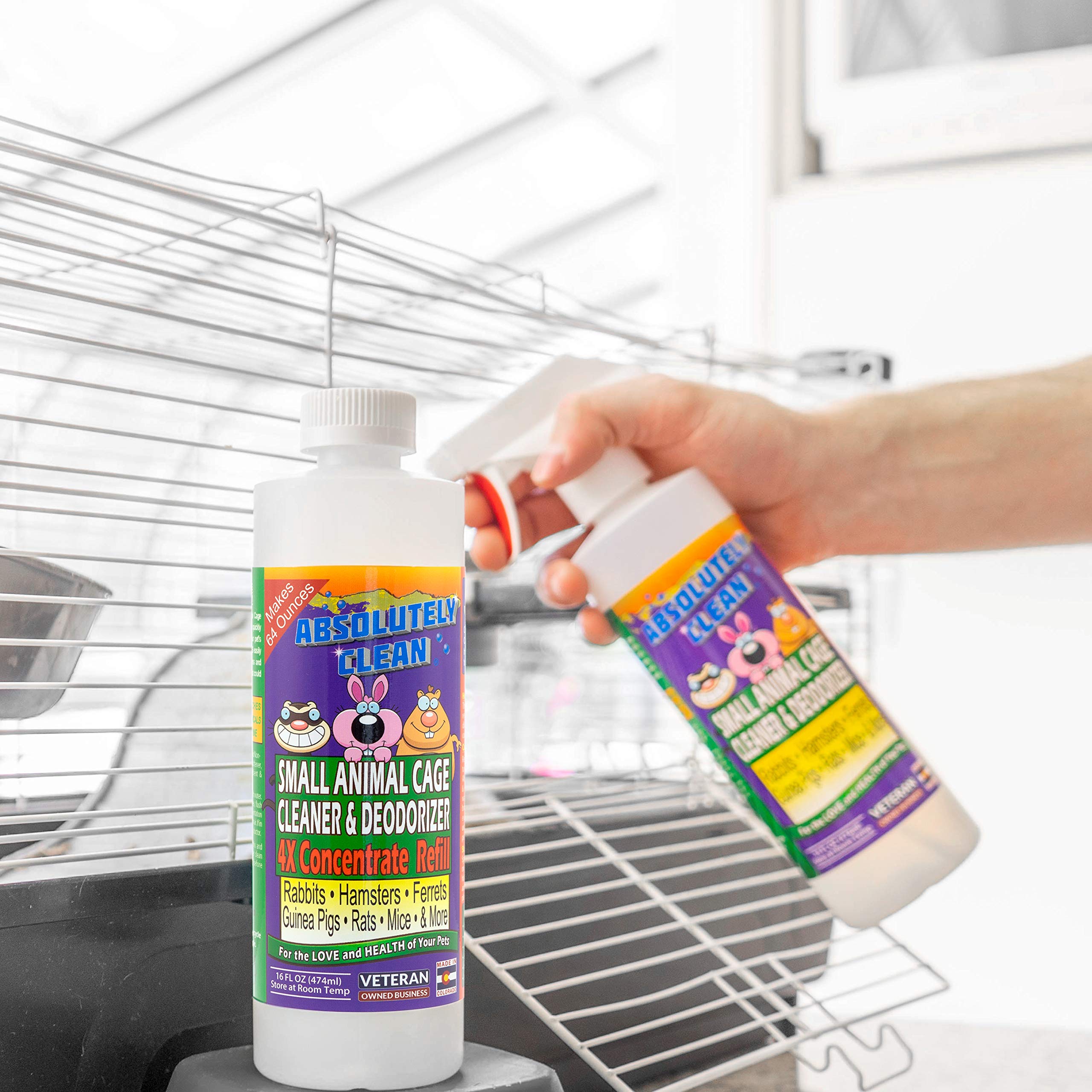 Snapklik.com : Amazing Small Animal Cage Cleaner - Just Spray/Wipe ...