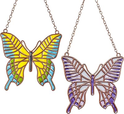 Amazon.com: VIVIKEN Mother's Day Rhinestones Butterfly Window Decor ...