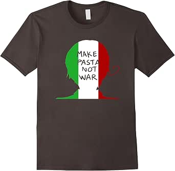 Amazon.com: Anime Shirt Make Pasta Not War T Shirt : Clothing, Shoes ...