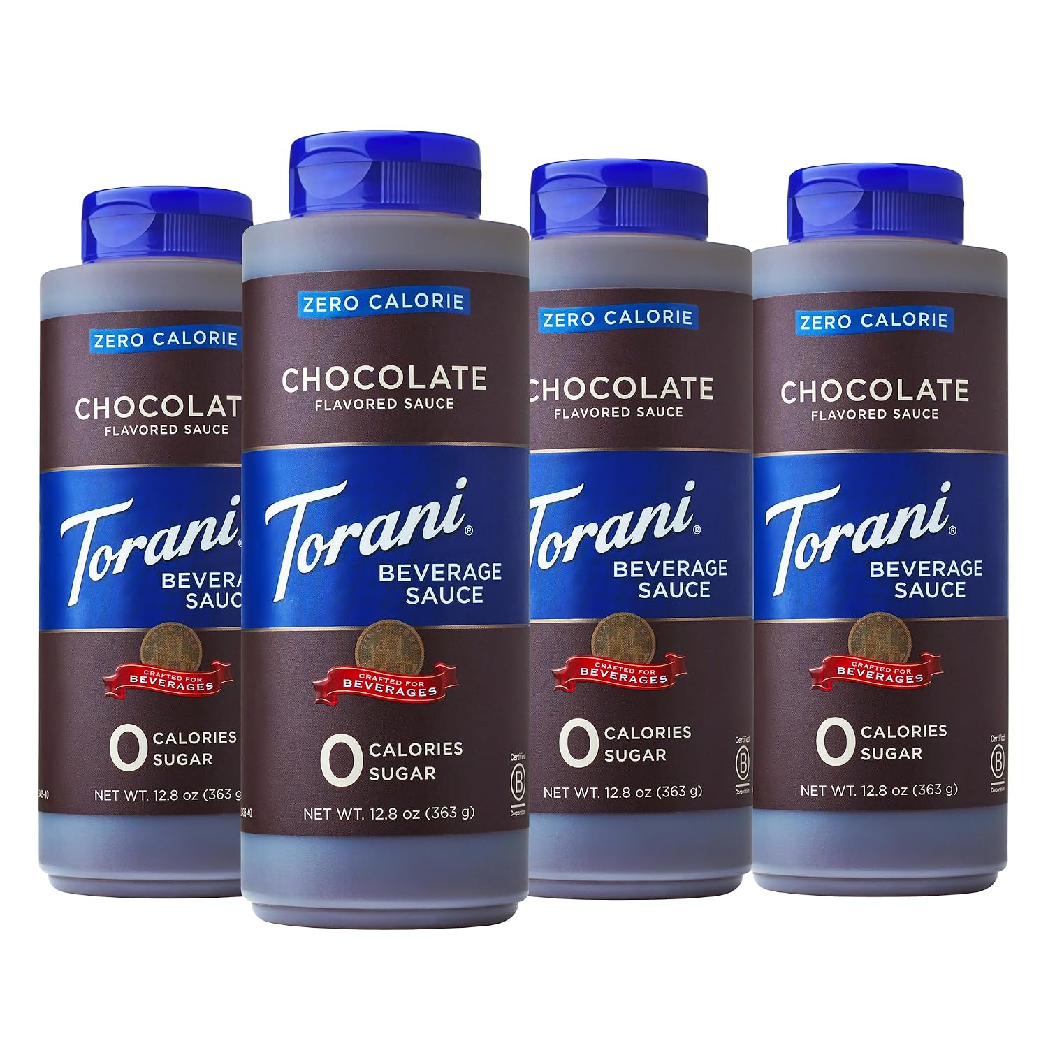Amazon.com: Torani Zero Calorie Chocolate Dessert & Drink Sauce, 12.8 ...
