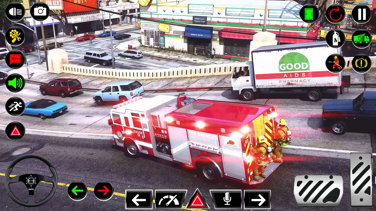 Fire Truck Driving Simulator Rescue City Game - App on the Amazon Appstore