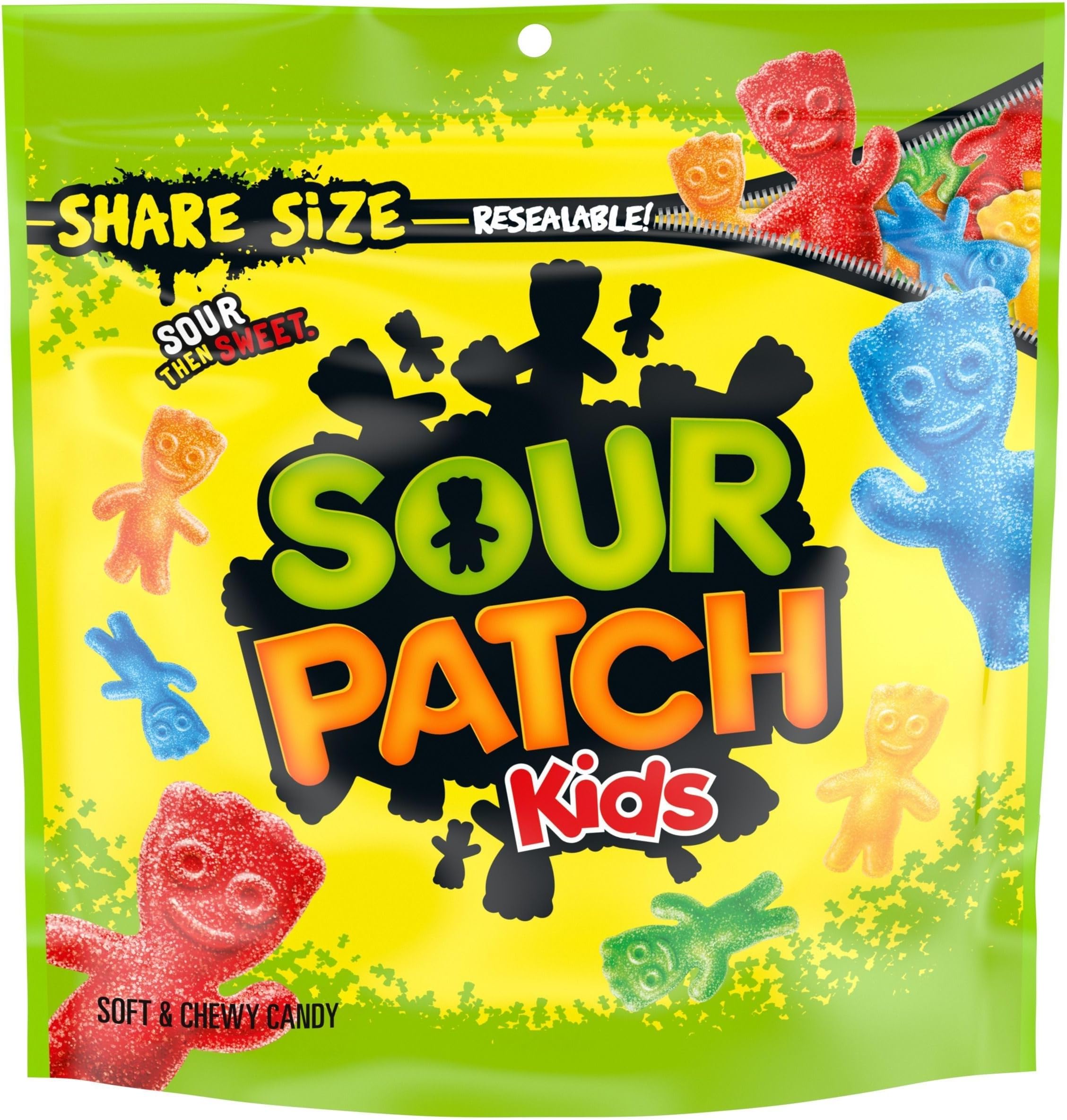 Amazon.com : SOUR PATCH KIDS Original Soft & Chewy Candy, Share Size ...
