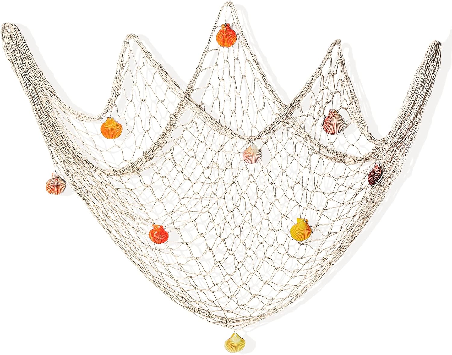 eZAKKA Decorative Fish Netting, Fishing Net Decor, Pirate Ocean Beach ...