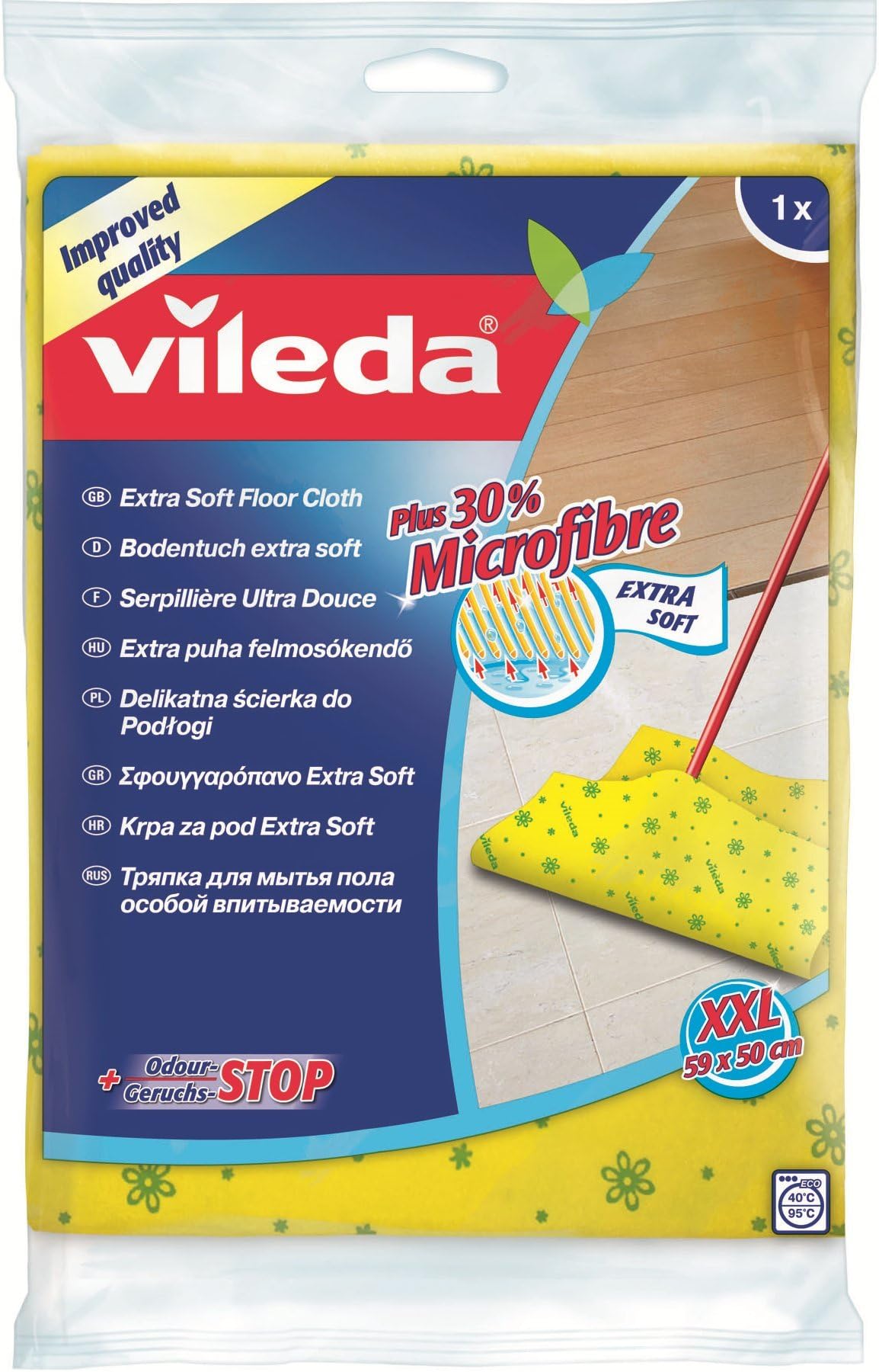 Amazon.com: Vileda All Purpose Microfibre Cloths : Health & Household