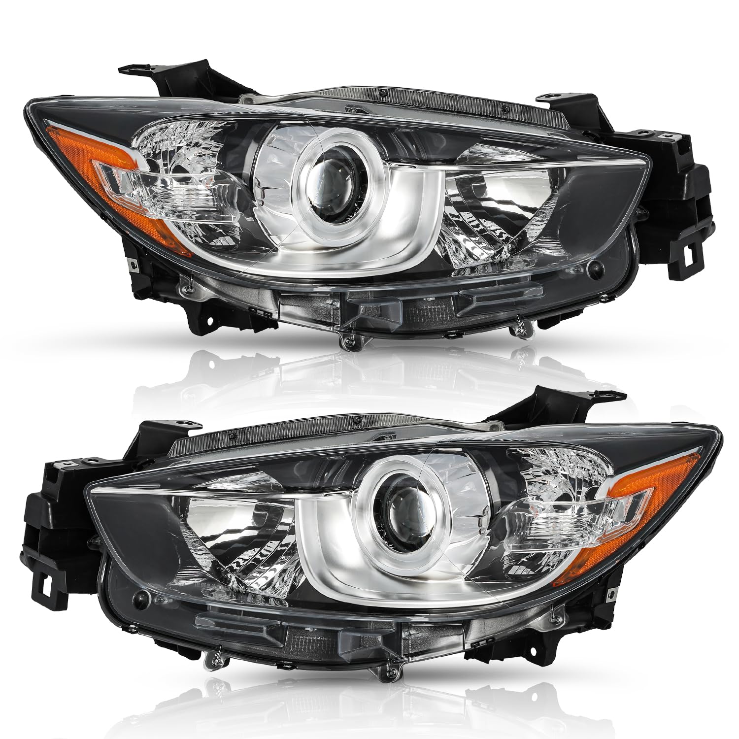 TUSDAR Headlight Assembly Replacement Fits 2013 2014 2015 2016 Mazda CX ...