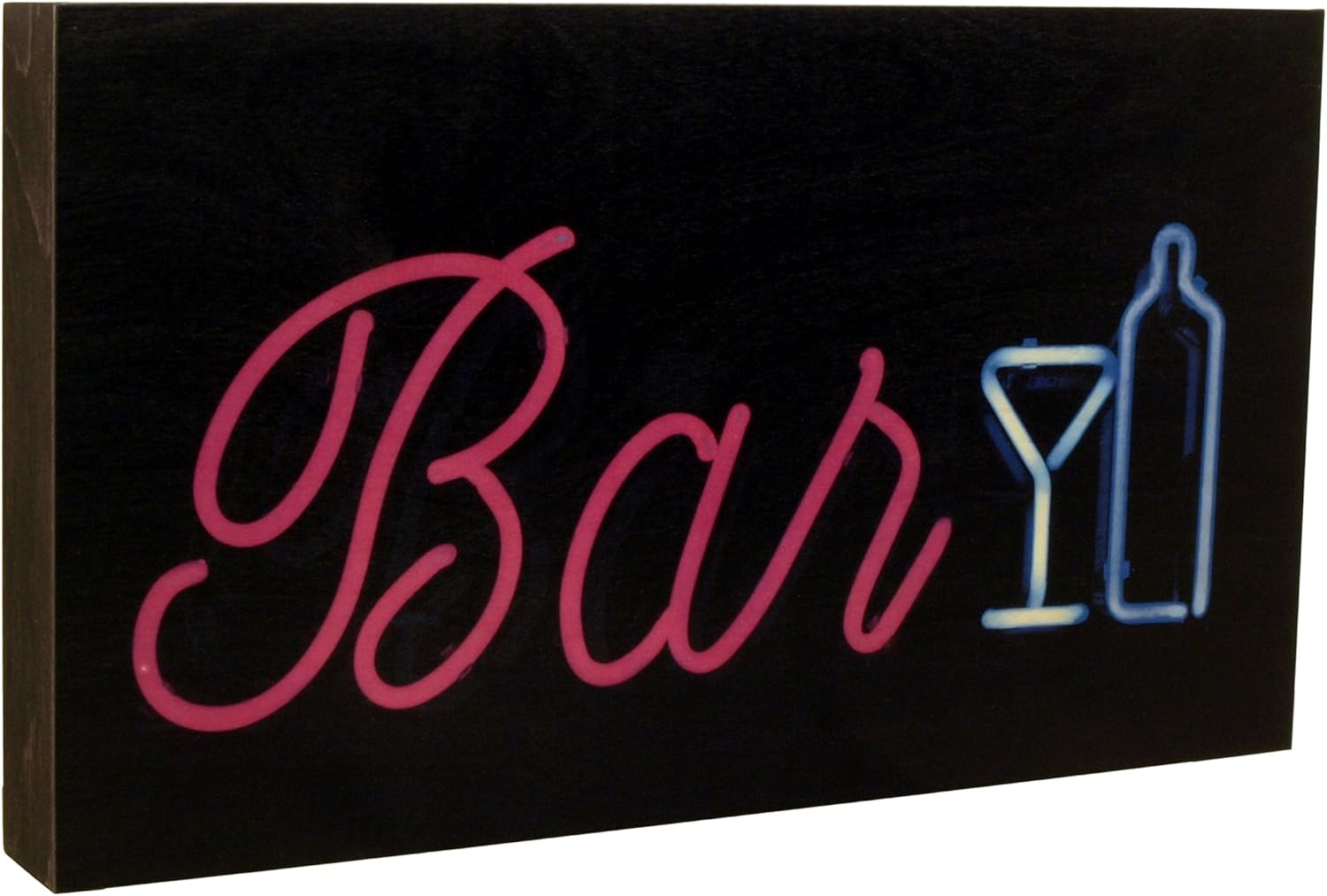 Amazon.com: Walnut Hollow Ingrained Art Bar Sign on Wood Panel Wall ...