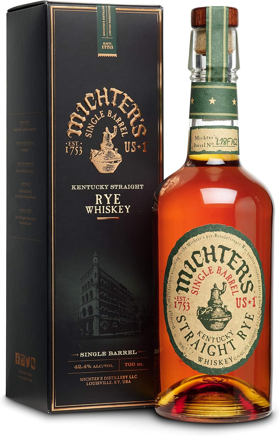 Amazon.com: Michter's US1 Rye Whiskey - 750ml : Grocery & Gourmet Food