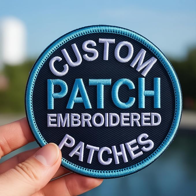 Amazon.com: Custom Logo/Photo Patches, Custom Embroidered Logo Patches, Customized Embroidery ...