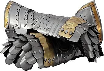 Amazon.com: Hind Handicrafts Articulated Medieval Knight Gauntlets ...