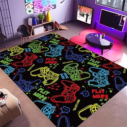 Amazon.com: Osimiccp Gaming Rug for Boys Room,3'x5' Non Slip Cool ...