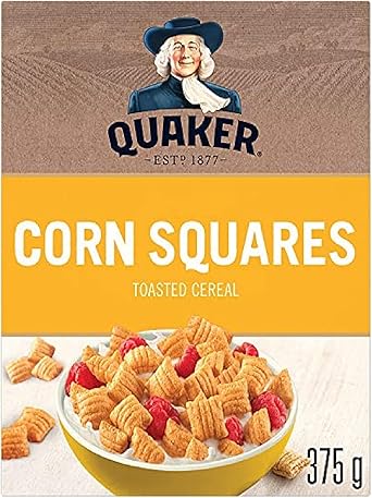 Quaker Corn Squares Cereal, 375 g : Amazon.ca