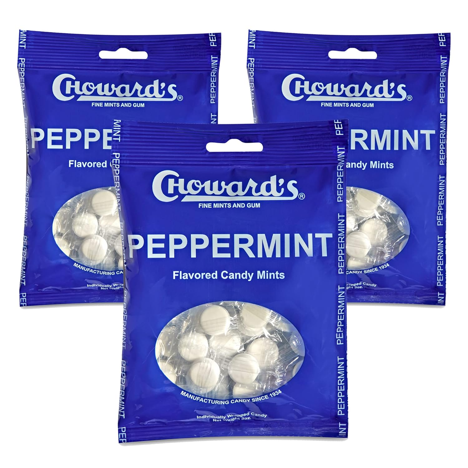 Amazon.com : Choward's Peppermint Candy Bags | Bold Aromatic Flavor ...