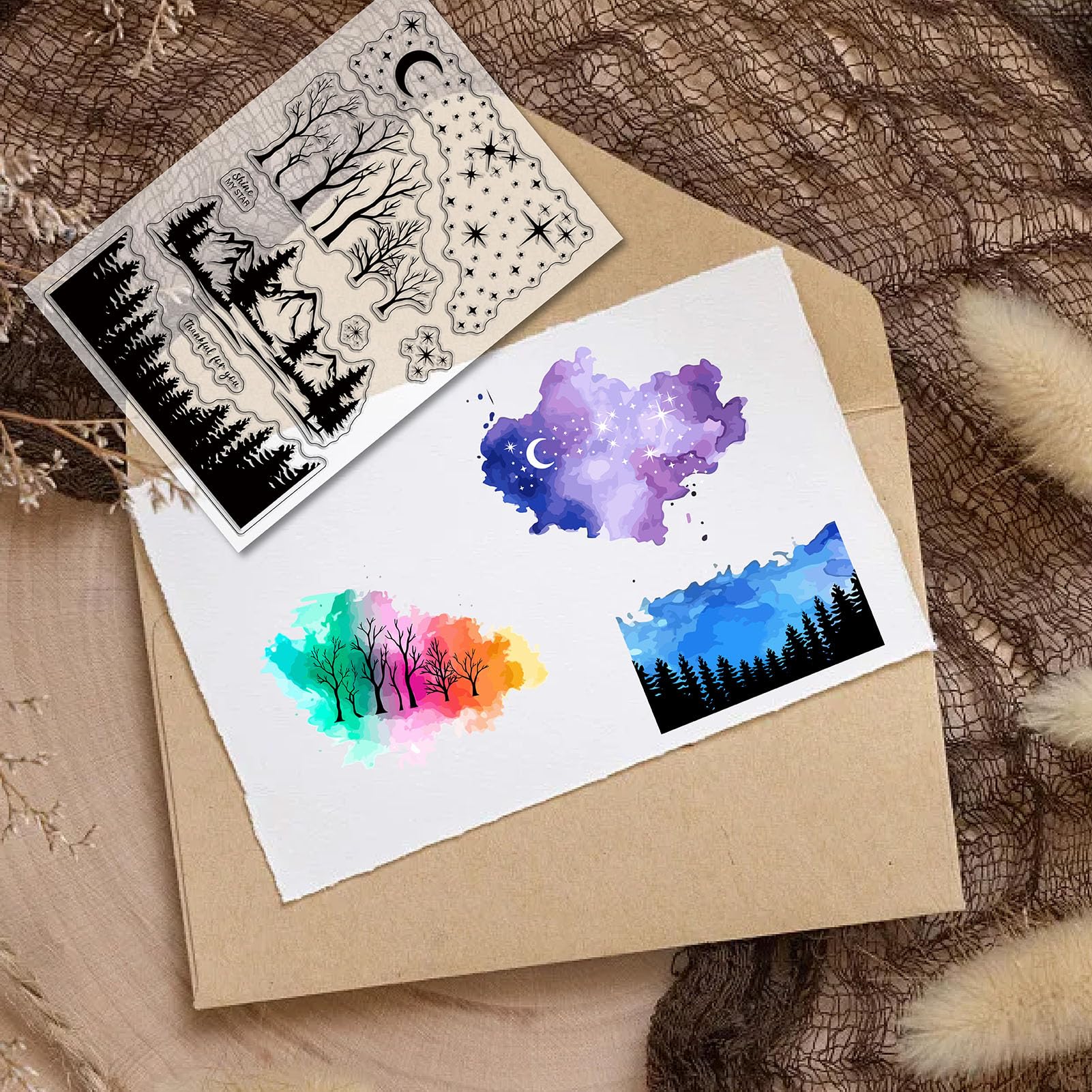 Stamps For Crafting PH PandaHall Insects Illustration Clear Stamps ...