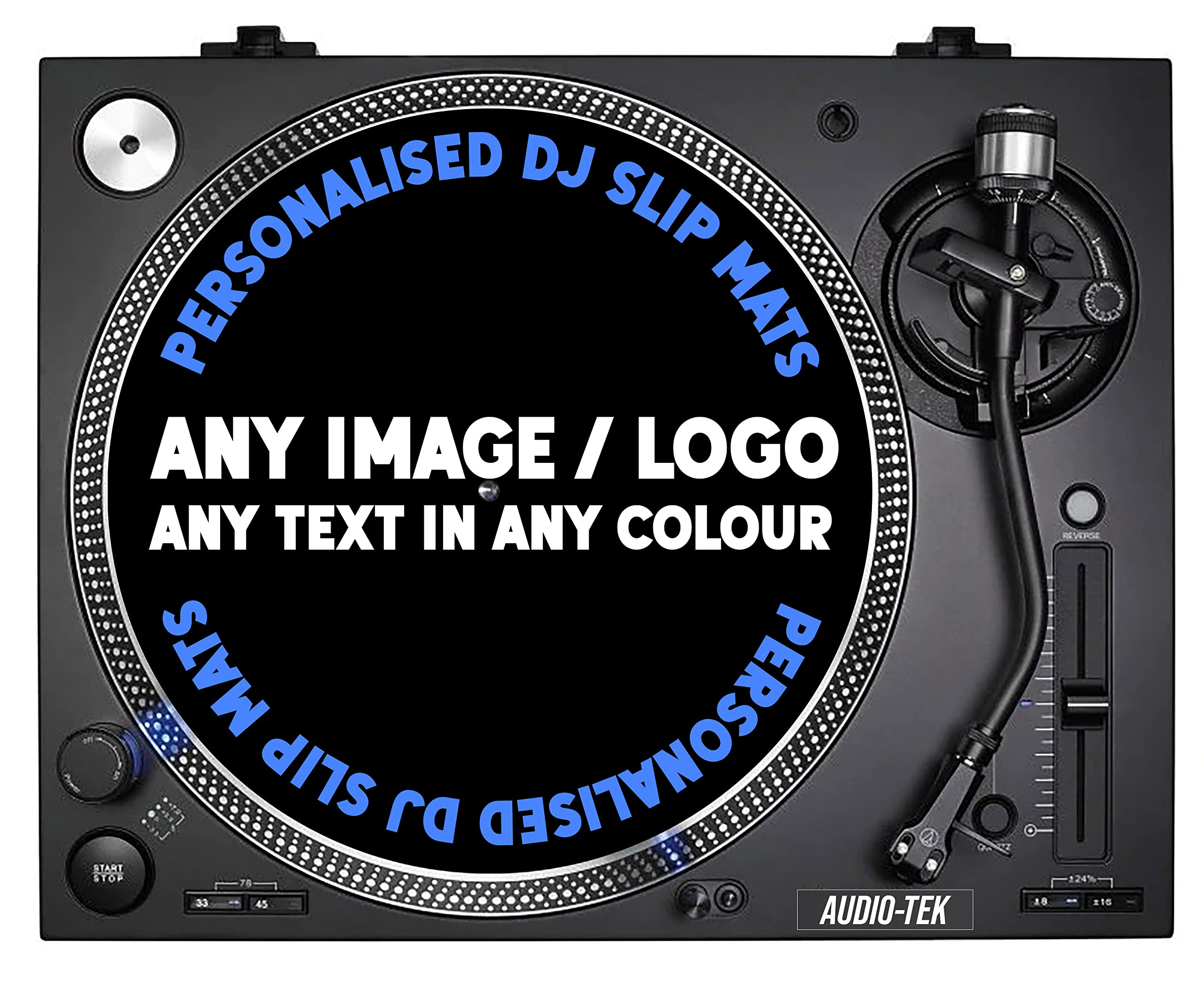 Personalised DJ Slipmat Slipmats Turntable Decks Records Slipmat ...