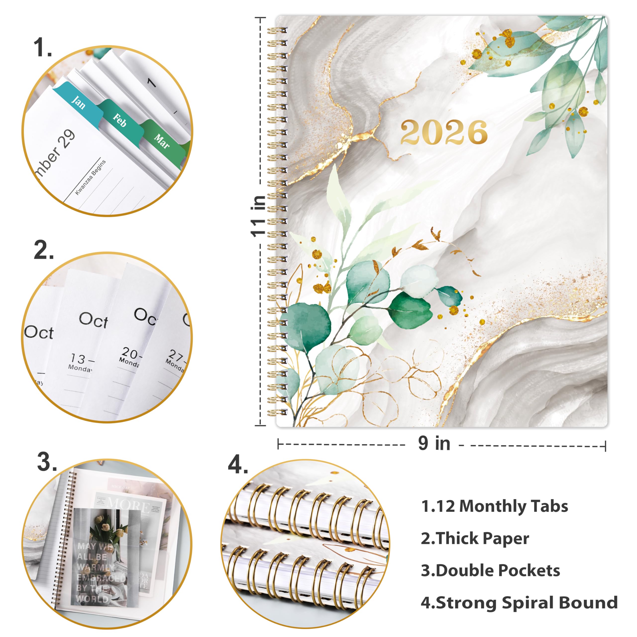 Snapklik.com : 2026 Planner - January - December 2026, 2026 Planner ...