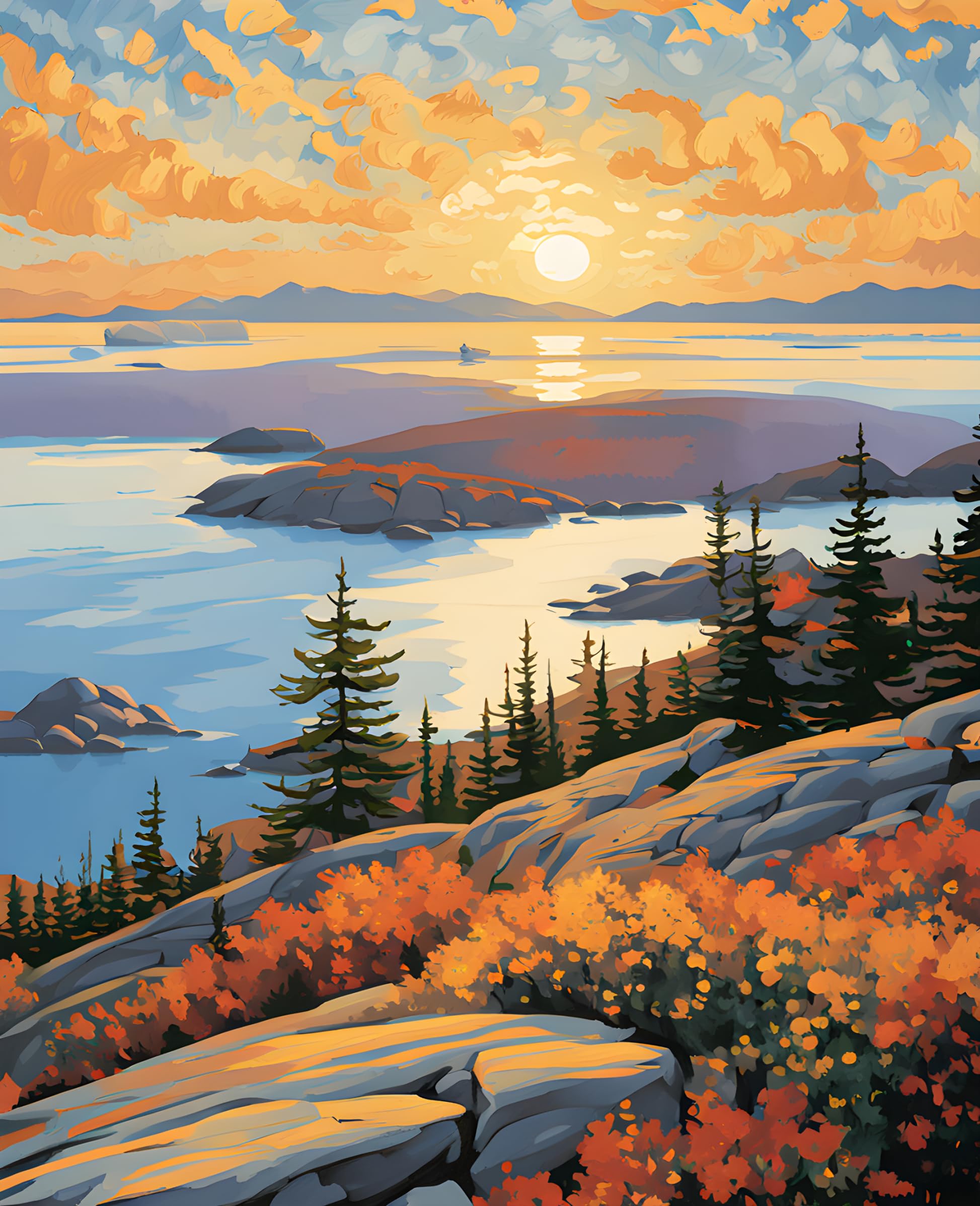 Amazon.com: USA Great Places (108) - Acadia National Park - Van-Go ...